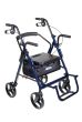 Duet Transport Chair Rollator by Drive: 795B, 795BK, 795BU