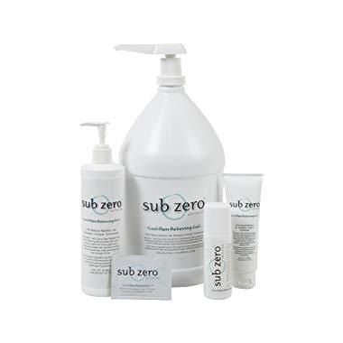 Sub Zero Cool Pain Relieving Gel - 4, 6,16 oz, & 1 gal | Vitality Medical