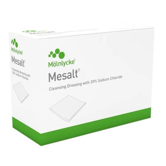 Molnlycke MESALT Sodium Chloride Impregnated Dressing | Vitality Medical