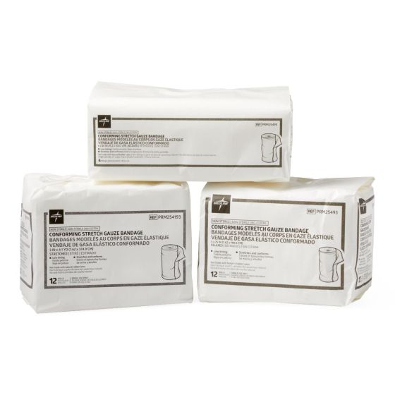 Medline Conforming Stretch Gauze, Sterile & Non-Sterile - 2, 3, 4, 6 ...
