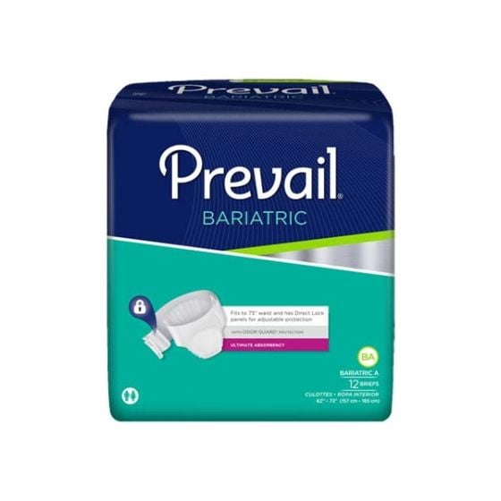 Prevail Bariatric Briefs w/Tabs- Size A (PV-094), B (PV-017) | Vitality ...