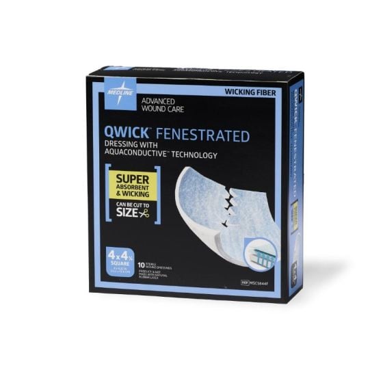 Medline Qwick Non-Adhesive Superabsorbent Wound Dressings