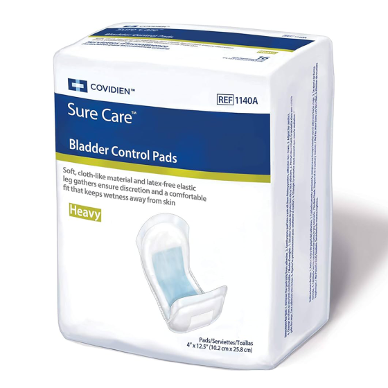 SureCare Bladder Control Pads, Extra Heavy Absorbency (4 x 14.5 in ...
