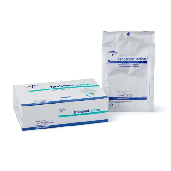 TenderWet Active Dressing Absorbent Gel Pad - Medline | Vitality Medical