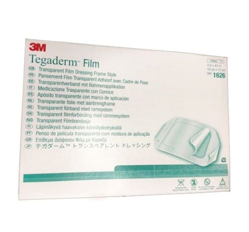 3M 1626 Tegaderm Transparent Film Dressing | 4 x 4-3/4 | Vitality Medical