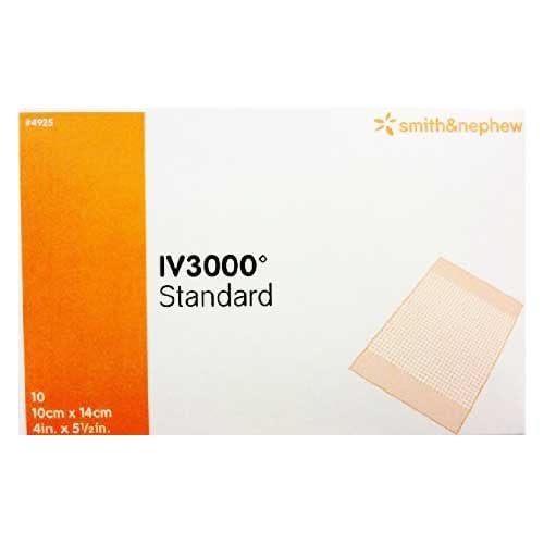 Smith and Nephew 4925 OpSite IV3000 Standard 4 x 5-1/2 Inch Central IV ...