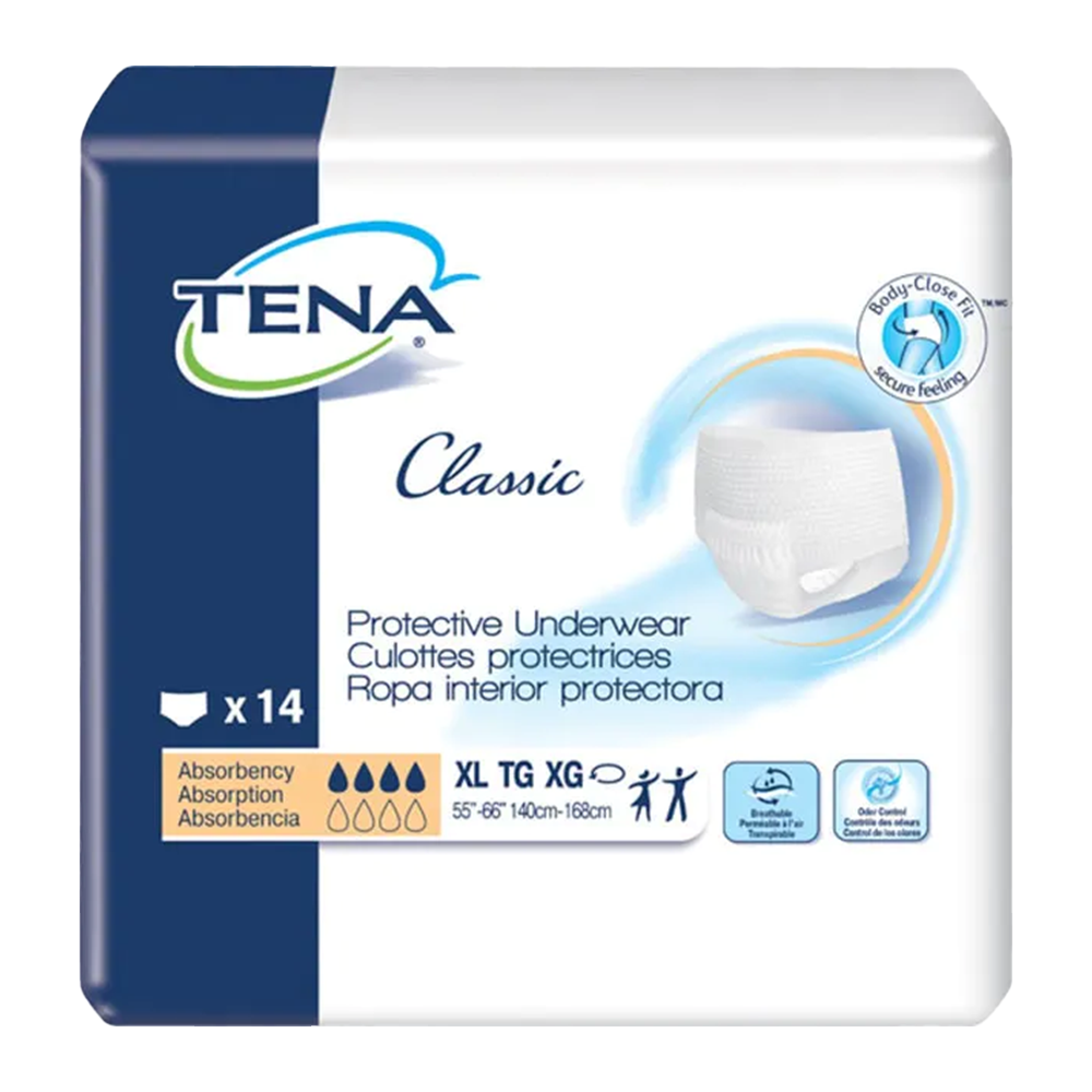 TENA Classic Protective Underwear - Med, Large, XL - Unisex | Vitality ...