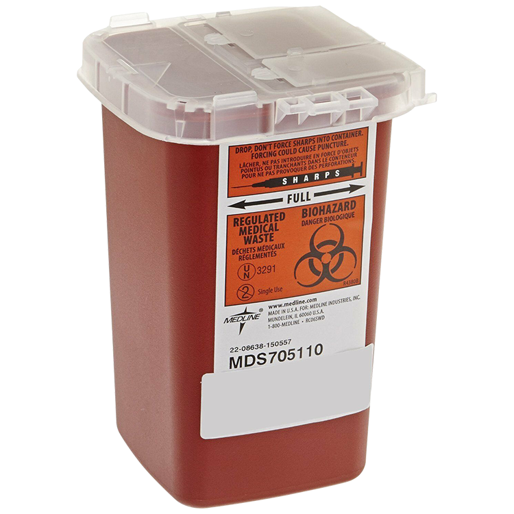 Full Sharps Container