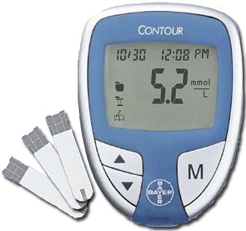 Bayer Ascensia Contour Blood Glucose Monitoring System - 7080, 7090, 7151