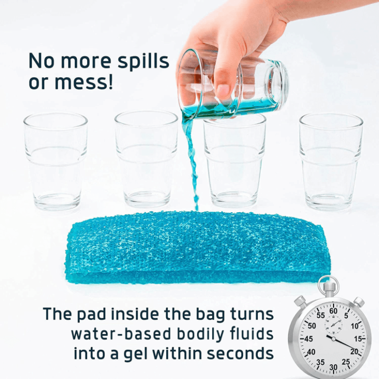 Lunderg Super Absorbent Commode Pads | Vitality Medical