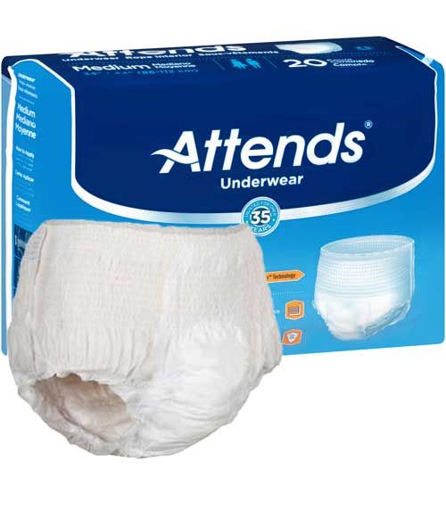 Attends Underwear Moderate Absorbency AP0720, AP0730, AP0740.