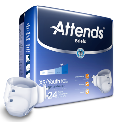 [Ships Free] Attends Youth Briefs - BRBX15 | Heavy Absorbency ...