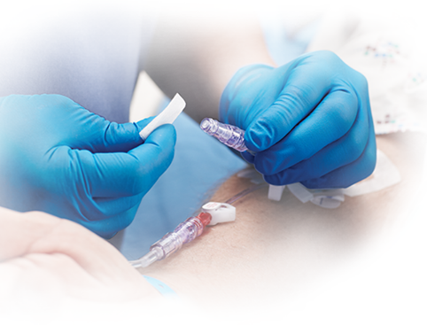 ICU Medical Microclave Connector - Blue / Clear