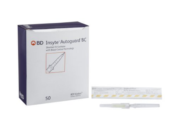 BD Insyte Autoguard Shielded IV Catheter - 20, 22, 24 Gauge | Vitality ...