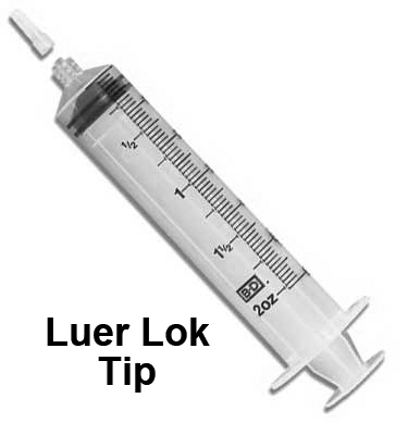 50 mL Irrigation Syringes (50cc) 2 oz. Syringe - BD 309620, 309653 ...