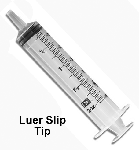 50 mL Irrigation Syringes (50cc) 2 oz. Syringe - BD 309620, 309653 ...