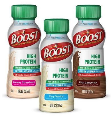 Boost High Protein Complete Nutrition Shake, Vanilla & Chocolate ...