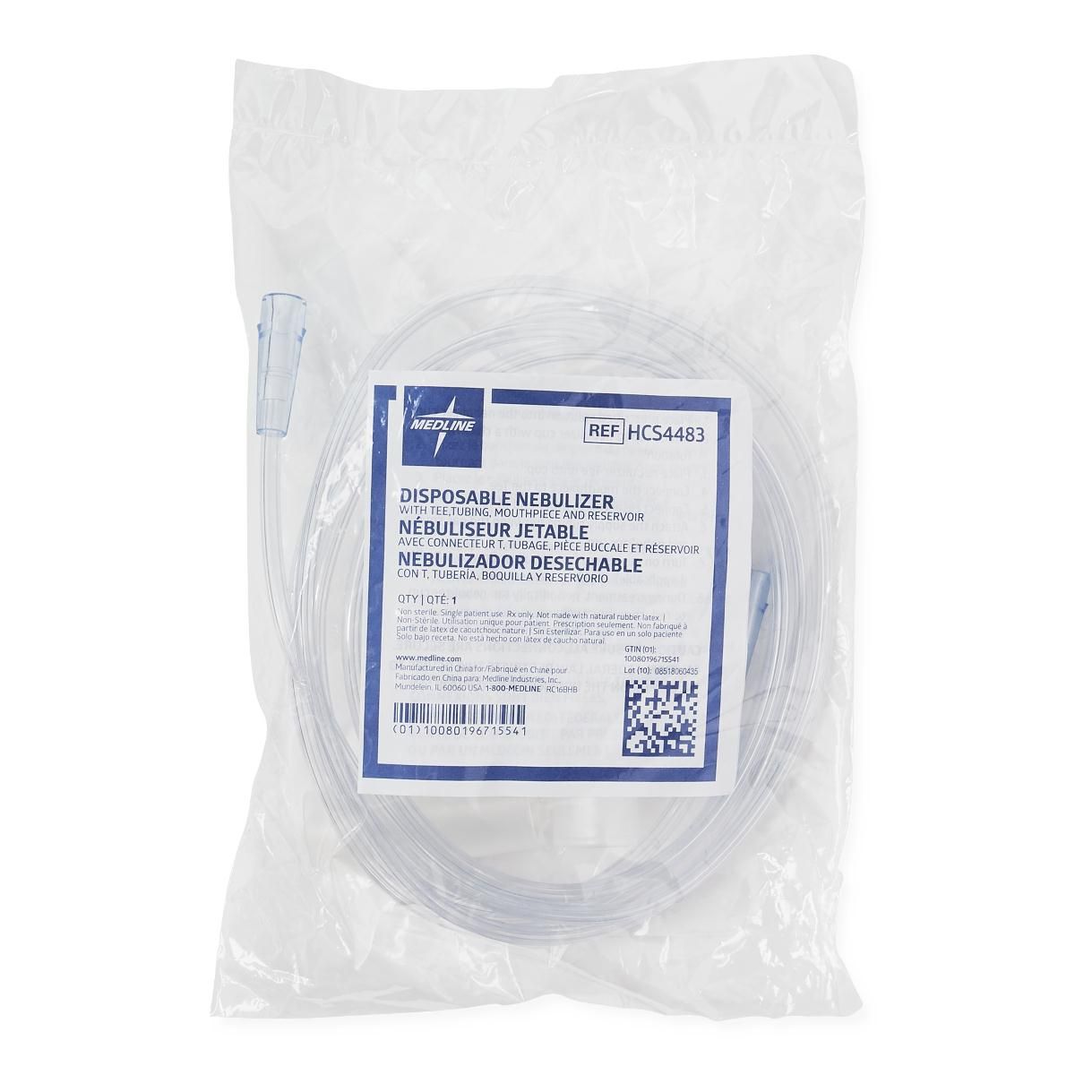 Medline Disposable Handheld Nebulizer Kits - HCS4482, HCS4483 ...