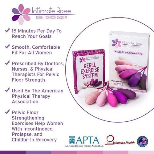 Intimate Rose Kegel Exercise Weights - Vaginal / Pelvic Floor Training ...