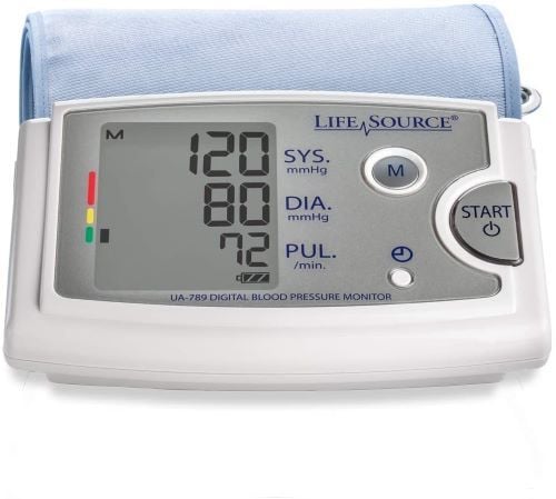 LifeSource Automatic Blood Pressure Monitor w/Extra Large Cuff UA789AC ...