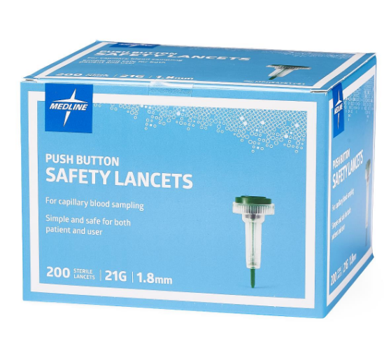 Medline Safety Lancets MPHSAFETY21Z | Vitality Medical