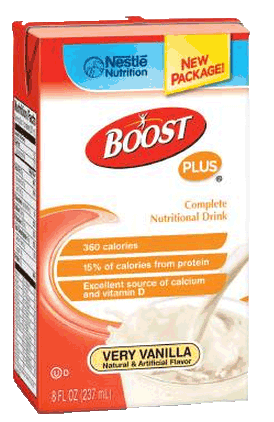 Boost Plus Nutritional Drink, 8 oz. Carton | Very Vanilla, Rich ...