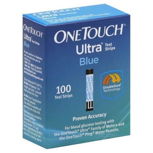 LifeScan One Touch Ultra Blue Test Strips - 20244, 20245, 20994 ...