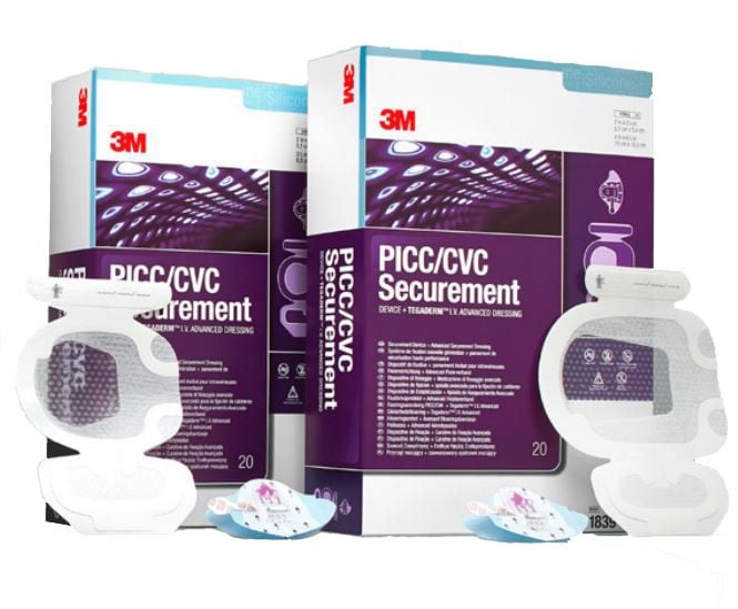 3M 1837-2100 Tegaderm PICC CVC Dressing | 3.5 x 4.5 Inch | Vitality Medical
