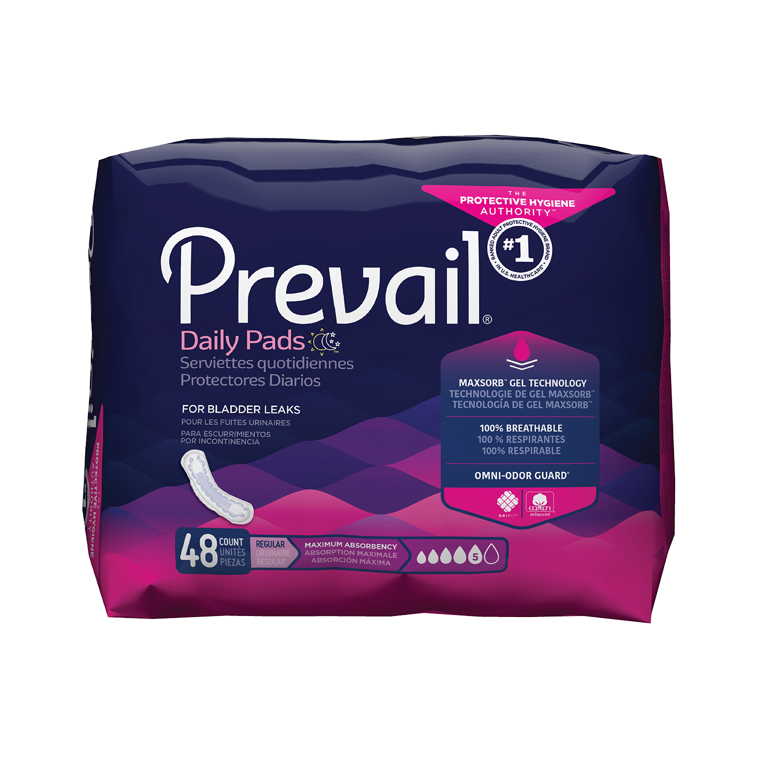 [Ships Free] Prevail Bladder Control Pads | Light, Moderate, Maximum ...
