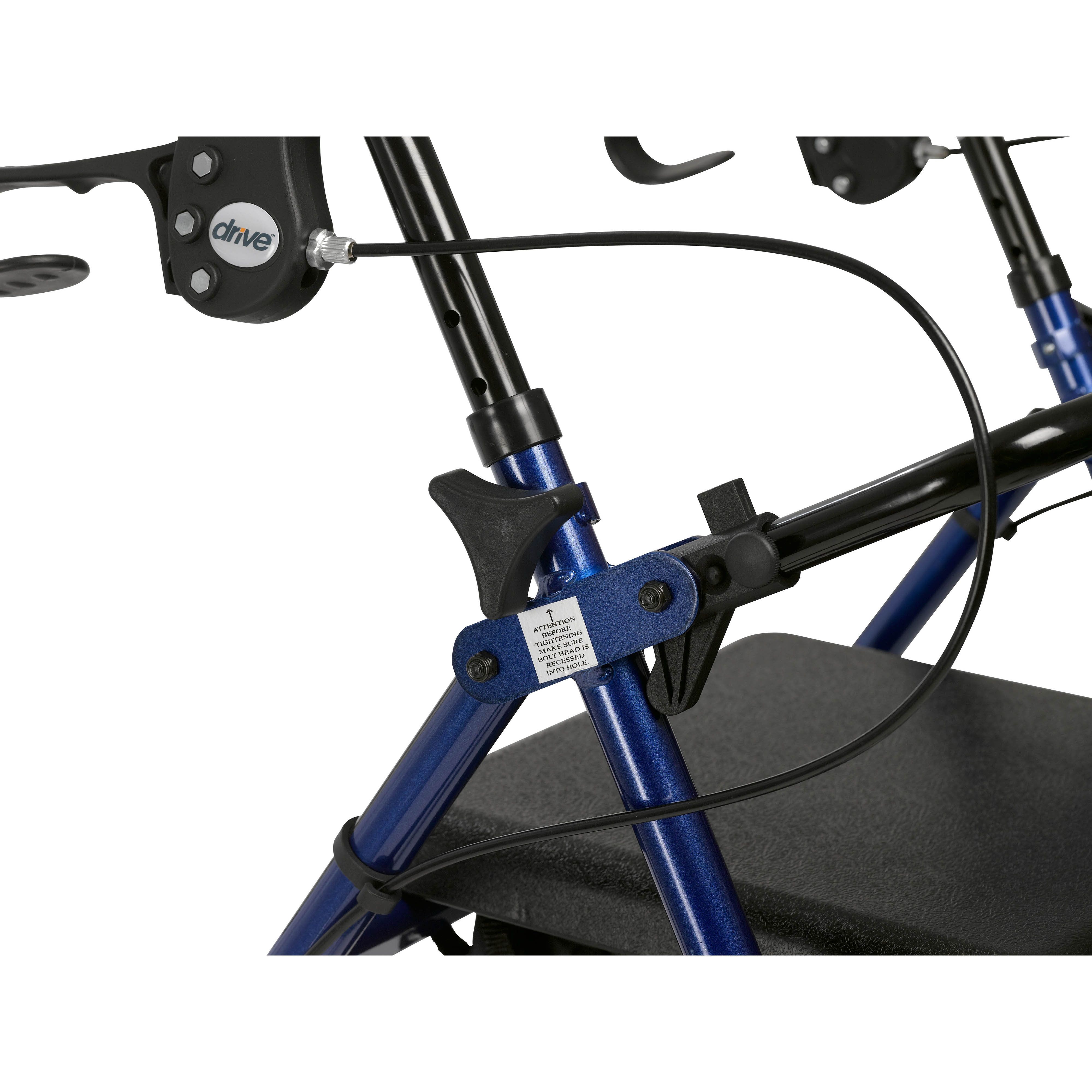 Lightweight Rollator with Fold Up and Removable Back Support by Drive ...
