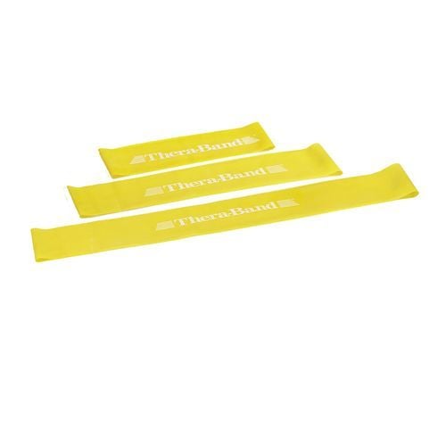 TheraBand Professional Resistance Band Loops - Yellow, Red, Green, Blue ...