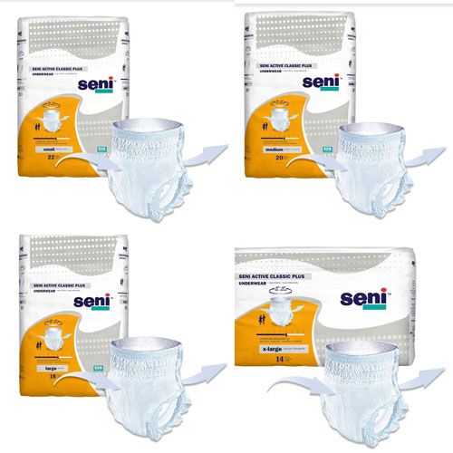 Seni Active Classic Plus Disposable Absorbent Underwear - Moderate ...