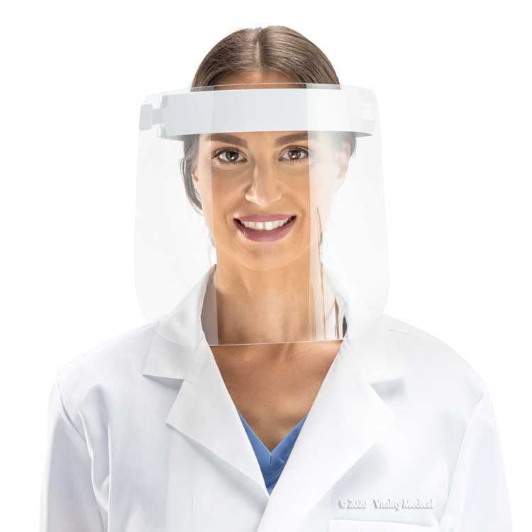 Cardinal Health Shieldu Disposable PPE Face Shield w/HeadBand ...
