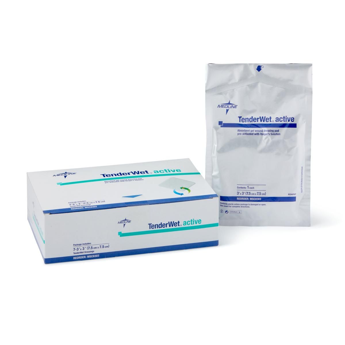TenderWet Active Dressing Absorbent Gel Pad - Medline | Vitality Medical