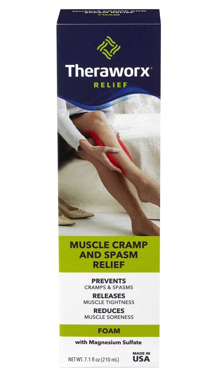 Theraworx Relief Foam Prevents Leg Cramp & Muscle Spasm | Vitality Medical