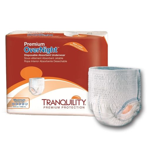 Tranquility Premium OverNight Disposable Absorbent Underwear, Maximum ...