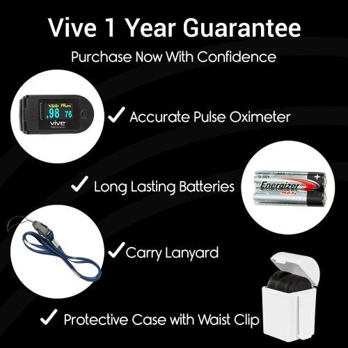 Vive Precision Finger Pulse Oximeter (Bluetooth) - DMD1046 | Vitality ...