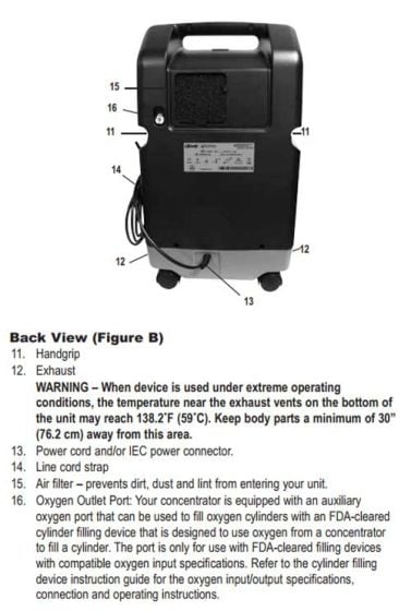 Drive DeVilbiss 10L Oxygen Concentrator - Compact, Lightweight O2 ...