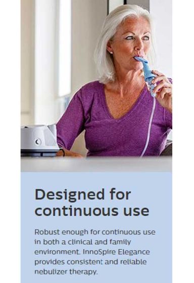 Philips Respironics Innospire Elegance Compressor Nebulizer | Vitality ...