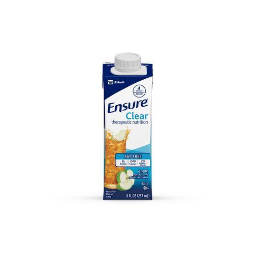 Abbott Ensure Clear Nutrition Drink (High Protein, Fat Free) - Apple ...