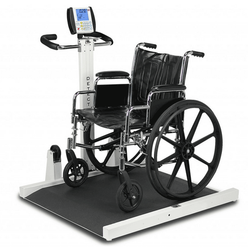 Detecto 6550 Folding Portable Wheelchair Scale - Detecto 6550 ...