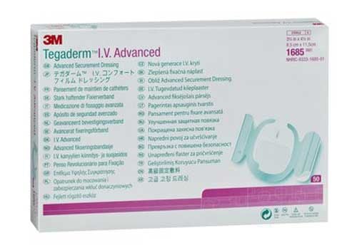 3M 1685 Tegaderm IV Advanced Transparent Dressing | 3-1/2 x 4-1/2 ...
