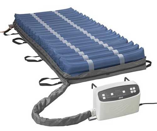 Ships Free Drive Medical 14029 Med Aire PLUS Alternating Pressure Low Air Loss Mattress System
