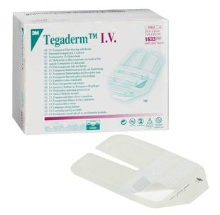 3M 1633 Tegaderm IV Transparent Dressing | 2-3/4 x 3-1/4 | Vitality Medical
