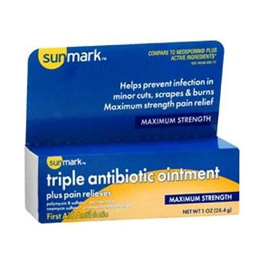 Bacitracin Triple Antibiotic Ointment BUY Sunmark, First Aid ...