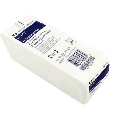 Covidien 9024 Curity 4 x 4 Inch All Purpose Sponge Gauze 4 Ply, Non-Woven