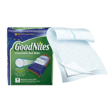 GoodNites Disposable Bed Mats - 9 or 36 Ct | Vitality Medical