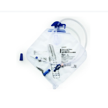 37-2802 Urinary Drainage Bag w/ Anti-Reflux Chamber, 2,000 mL ...