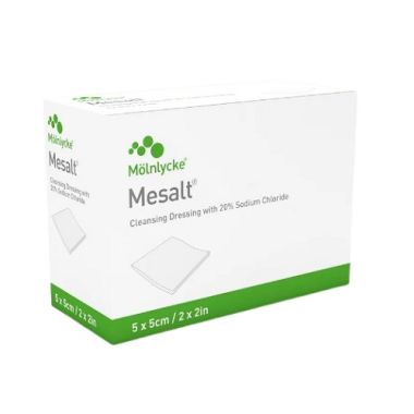 Molnlycke MESALT Sodium Chloride Impregnated Dressing | Vitality Medical