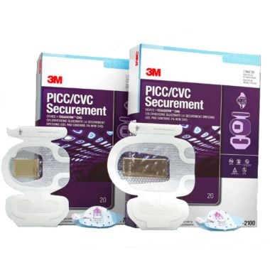 3M 1839-2100 Tegaderm PICC CVC Dressing | 4 x 6.08 Inch | Vitality Medical